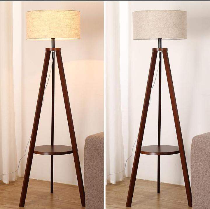 LOCO Floor Light Stand Floor Lamp Wood LED Light Nordic Floor Lamp ...