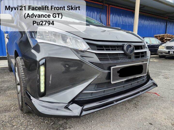 Perodua Myvi 2021 2022 2023 advance gt front rear lip skirt diffuser ...