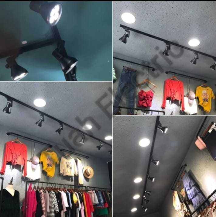 Kap lampu par30 rell track spotlight sorot e27 spotlight indoor body ...