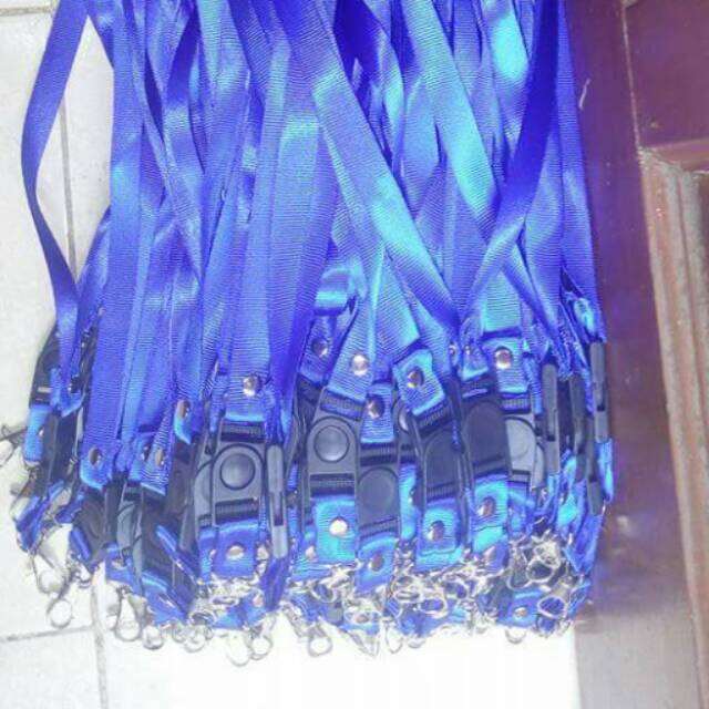 tali id card polos 1.5 cm | Lazada Indonesia