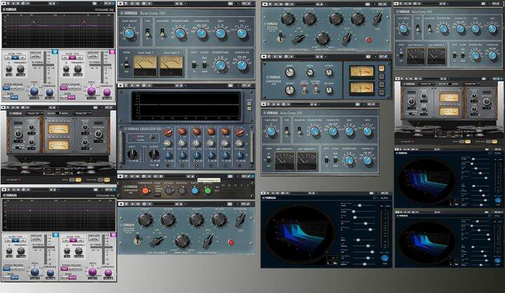 ปลั๊กอินVST Yamaha Rack Pro มิกซ์มาสเตอร์ ที่ทำให้แต่ละแท็กของเครื่อง ...