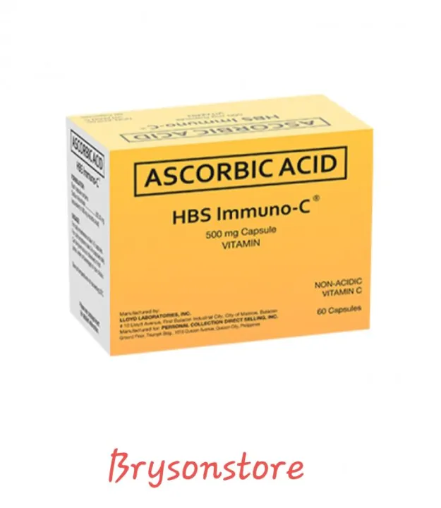 ASCORBIC ACID HBS IMMUNO-C VITAMINS | Lazada PH