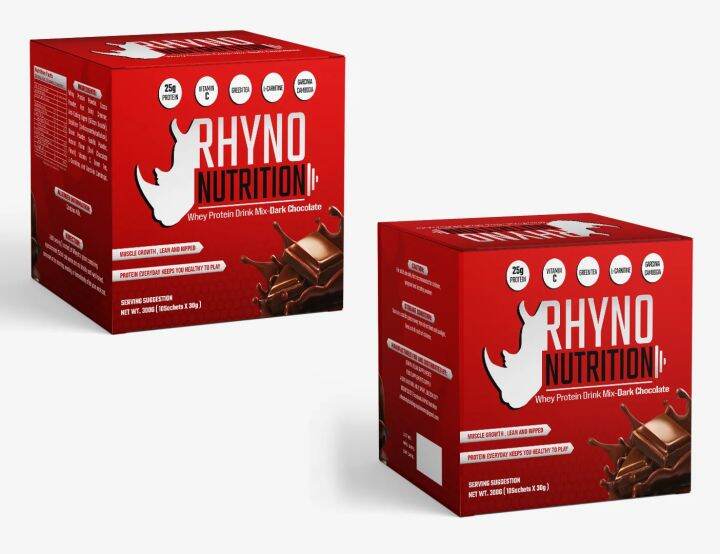 Rhyno Nutrition whey protein Best Nutrition 10 sachets | Lazada PH