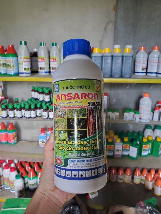 thuốc trừ cỏ ansaron 500sc thành phần diuron 500g/l chuyên trừ cỏ lá ...