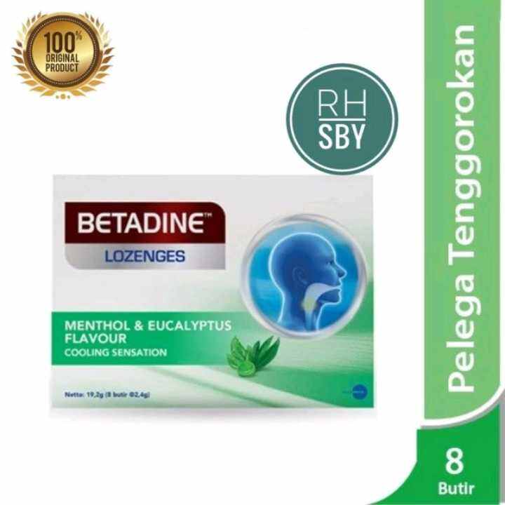 Permen Betadine Sore Throat Lozenges Sakit Tenggorokan 8 Butir / Permen ... Permen Betadine Sore Throat Lozenges Sakit Tenggorokan 8 Butir / Permen ...