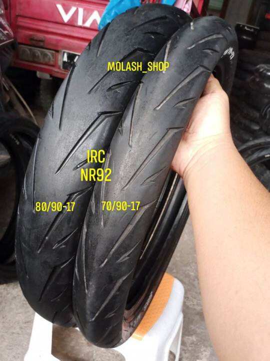 BAN MOTOR RING 17 IRC NR92 DAN FDR GENZY PRO SEPASANG COPOTAN | Lazada ...