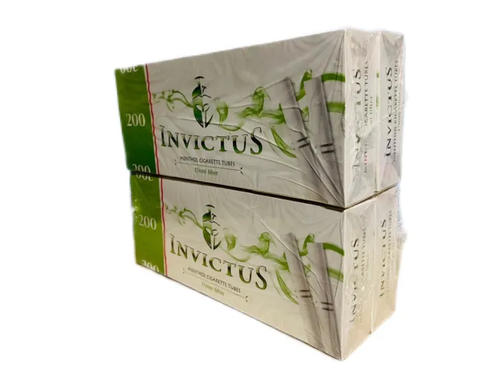 Invictus 400 (200*2กล่อง) สูตรเย็นสีเขียว ขนาด 17 mm. | Lazada.co.th