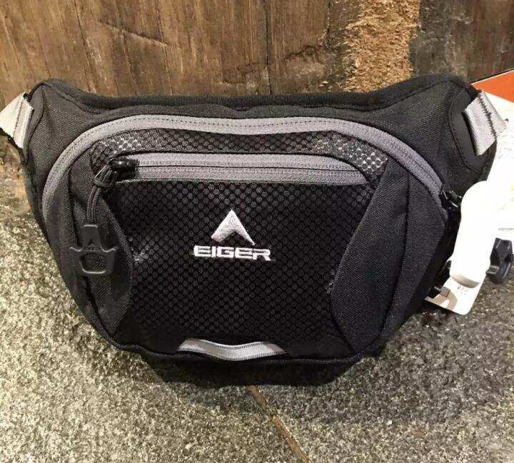 Eiger Tas Pinggang Waist Bag Vessel - Black | Lazada Indonesia