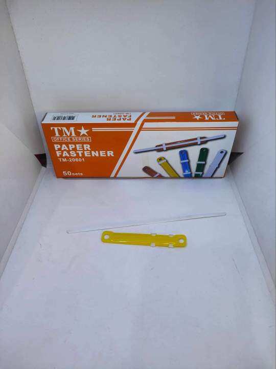 TM Plastic Paper Fastener by box 50 sets | Lazada PH