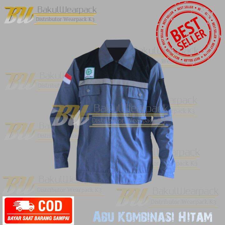 Wearpack Safety Atasan / Kemeja Safety Atasan / Baju Kerja Lapangan ...