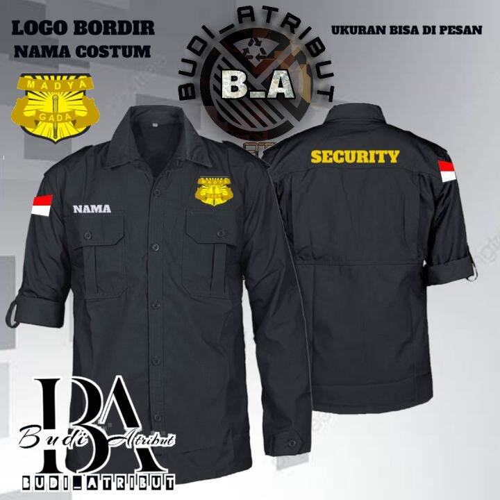 kemeja pdl security baju security baju kemeja security kemeja security ...