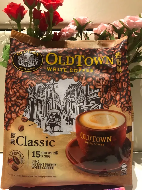 [Old Town] OLDTOWN WHITE COFFEE 3IN1 CLASSIC (15 SACHETS X 38g) FROM MALAYSIA | Lazada PH