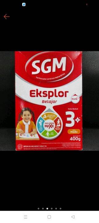 SGM 3+ EKSPLOR MADU 400G | Lazada Indonesia
