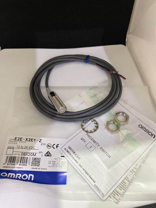 E2E-X2E1-Z ระยะจับ2มิล เกลียว12 มิล 12-24v NPN no เซ็นเซอร์จับโลหะ ...