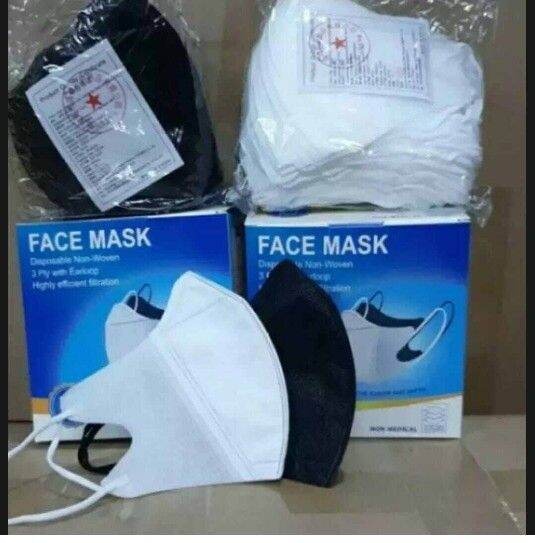 masker duckbil isi 50 pcs masker muka 2900 | Lazada Indonesia