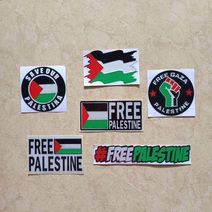 STIKER PALESTINA STIKER CUTTING FREE PALESTINE STAND FOR GAZA | Lazada ...