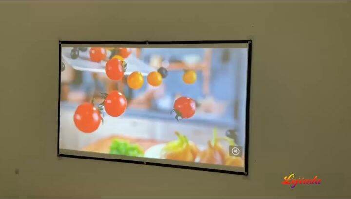 LEJIADA Projector Screen 84/100/120 Inch HD Projector Screen For Home ...