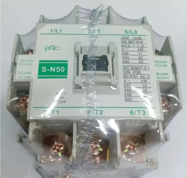 Magnetic Contactor SN-50 coil 220vac แมกเนติก SN50 coil 220vac / 100A ...