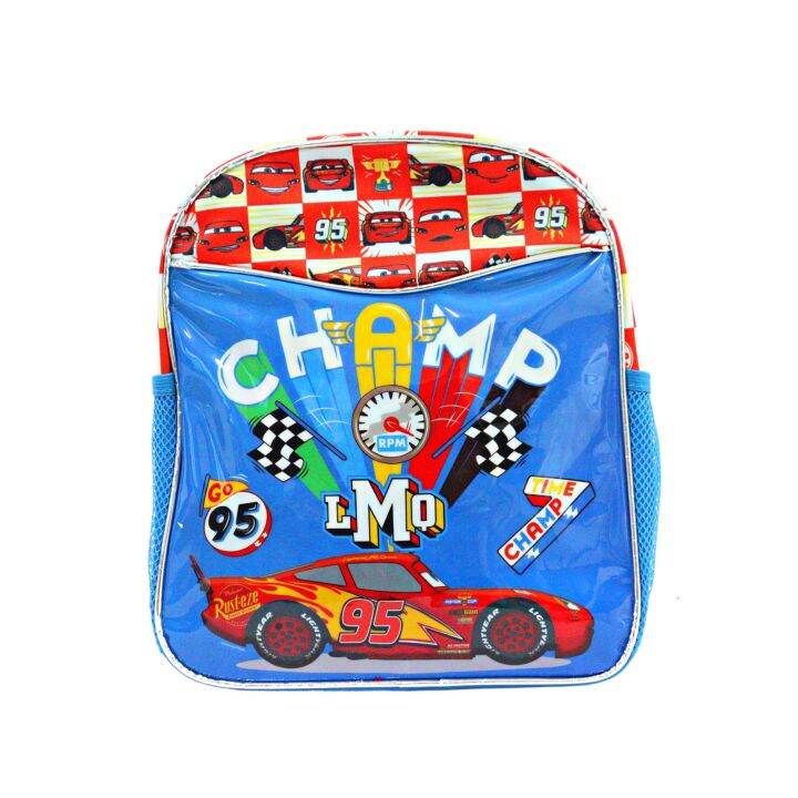 Disney Cars Lightning Mcqueen Blue Kids' Backpack | Lazada PH