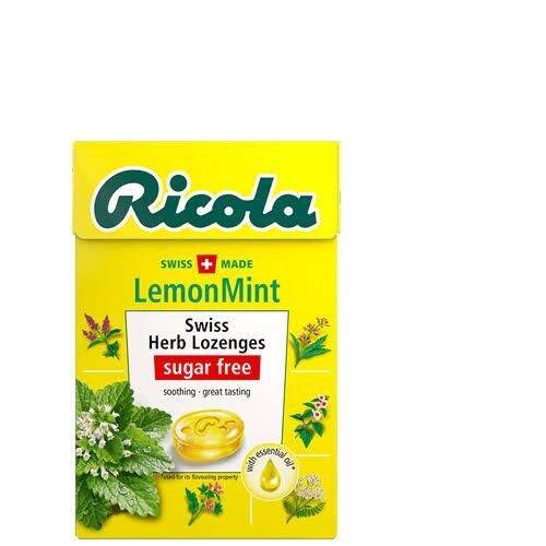 Ricola Sugar Free Swiss Herb Lozenges Lemon Mint | Lazada PH