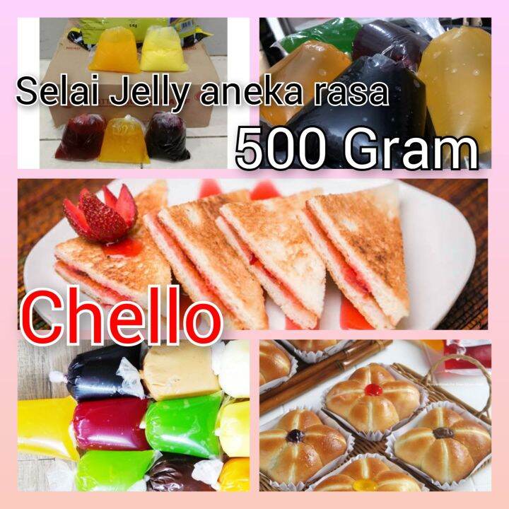 Selai Jelly non serat Repack 500gram / selei buah buahan / fruit jam ...