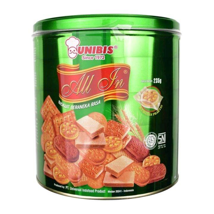 UNIBIS ALL IN ASSORTED BISCUIT 235 GR | Lazada Indonesia