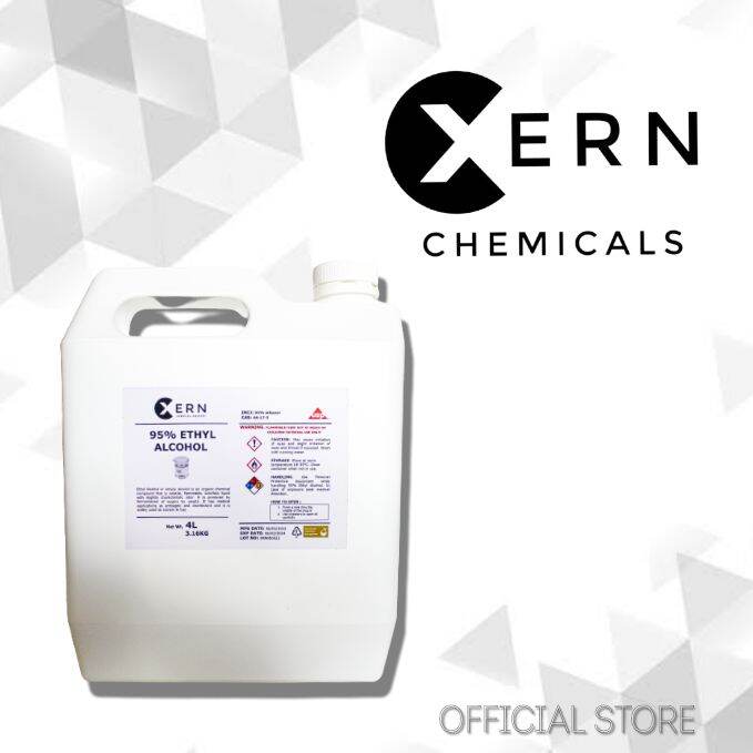 95% Pure Ethyl Alcohol / EA / PGA / Perfume Grade Alcohol 4L | Lazada PH