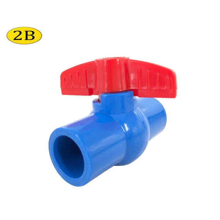 2B PVC Ball Valve Socket 1/2" ABS Plastic Water Gate Long Lasting ...