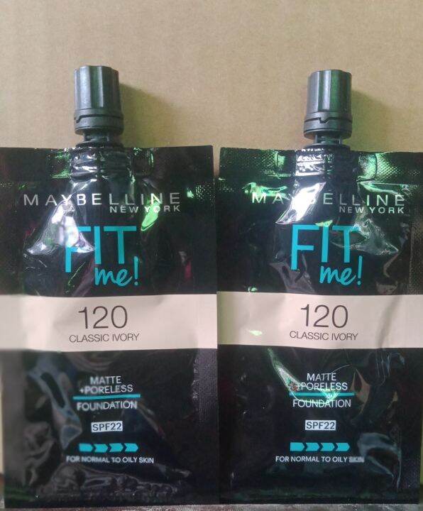Maybelline fit me foundation sachet 5ml | Lazada Indonesia