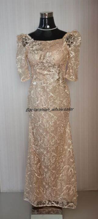 NINANG GOWN/NINAMG DRESS/MOTHER DRESS FOR THE WEDDING | Lazada PH