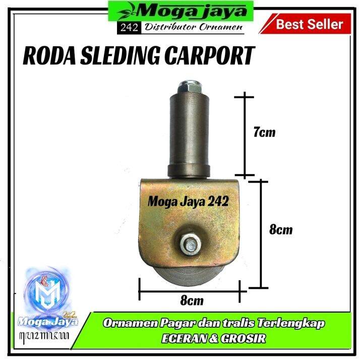 roda sleding sliding pintu garasi carport | Lazada Indonesia