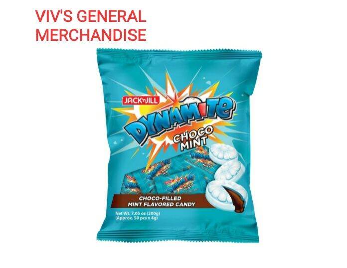 Jack n Jill Dynamite Choco Mint Flavored Candy ( 50s ) | Lazada PH