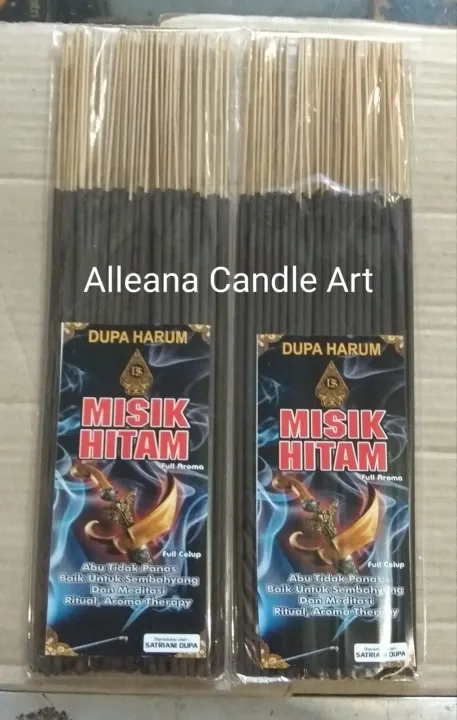 Dupa Ritual Harum Misik Hitam Full Celup Cocok Untuk Pusaka ( 50 Stick ...
