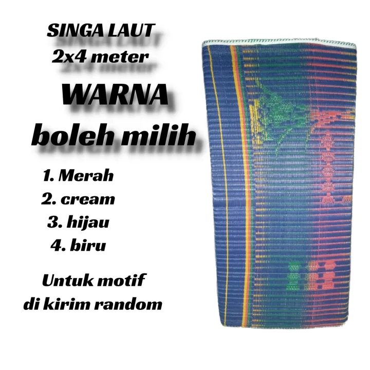 Tikar plastik singa laut 2x4 meter super jumbo kuat dan tahan lama ...