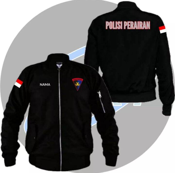 JAKET BOMBER POLISI PERAIRAN POL AIR POLISI #MARINIRPOLICE #POLAIR ...
