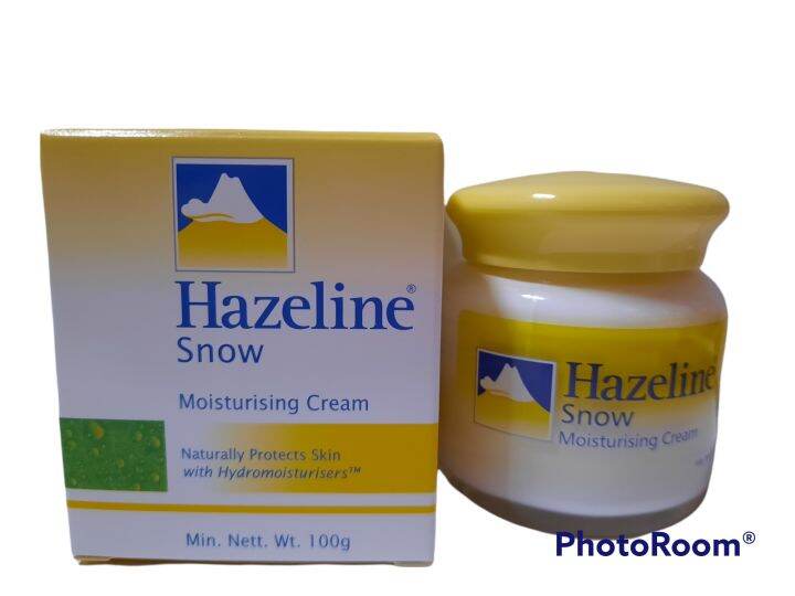Hazeline Snow Moisturising Cream 100g. ครีมเฮสลีนสโนว์ ขนาด 100กรัม ...