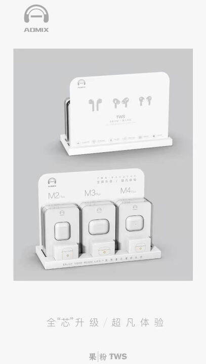 Aomix Omix M4 plus True Wireless Binaural TWS Bluetooth Music Game ...