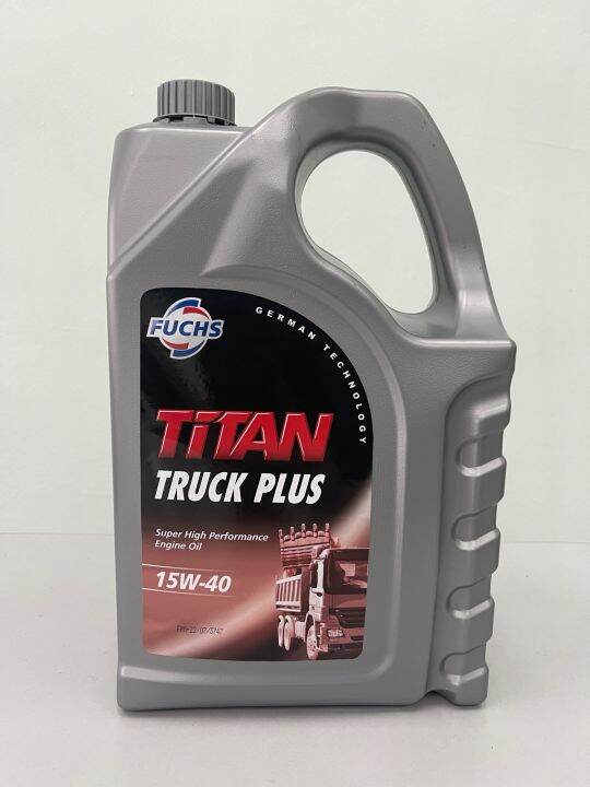 FUCHS TITAN TRUCK PLUS SAE 15W40 SPECIALLY FOR SUPER-CHARGED COMMERCIAL ...