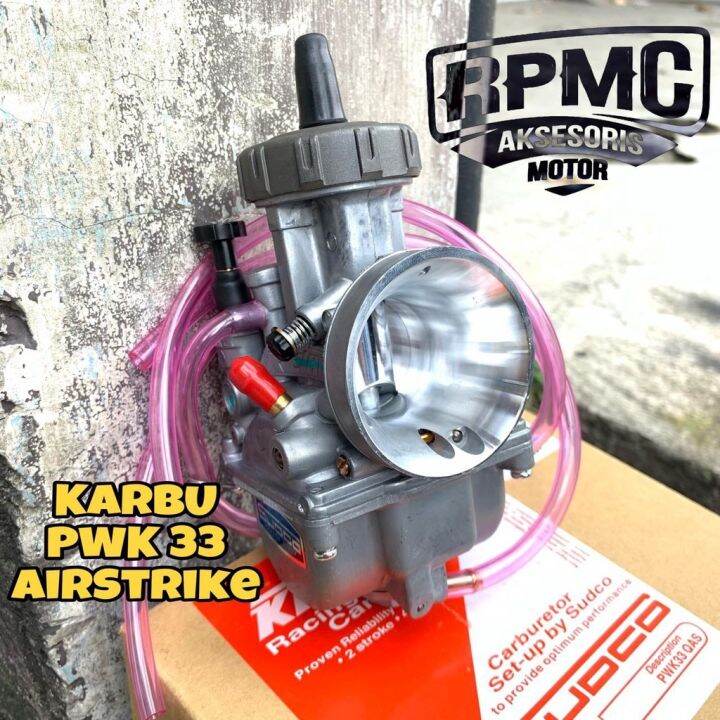 KARBURATOR PWK 33/35 AIRSTRIKE SUDCO KEIHIN KARBU CARBU INTEK SUPER FLOW RACING HEREX UNIVERSAL ...