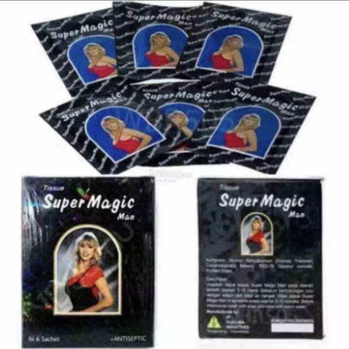 SUPER MAGIC TISSUE ANTISEPTIC FOR MEN 100% Original | Lazada PH
