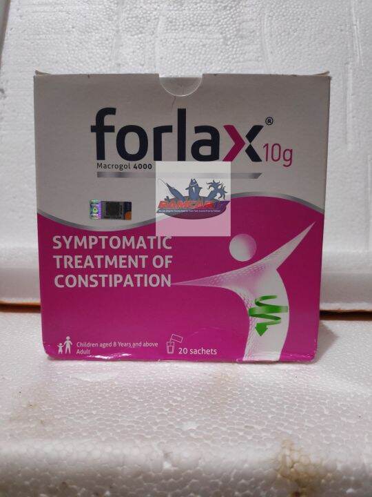 Forlax 10 Gr 20 Sachets Mengatasi Gangguan Pencernaan Original | Lazada ...