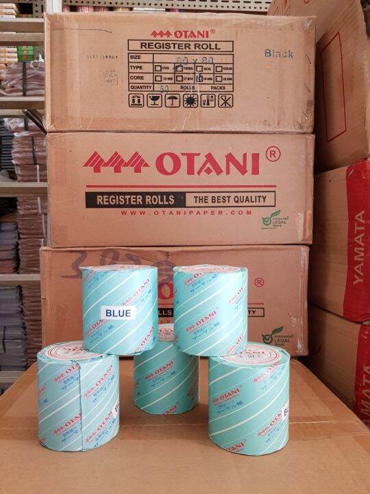 Kertas struk thermal/ register roll 80x80 Otani core 17 | Lazada Indonesia