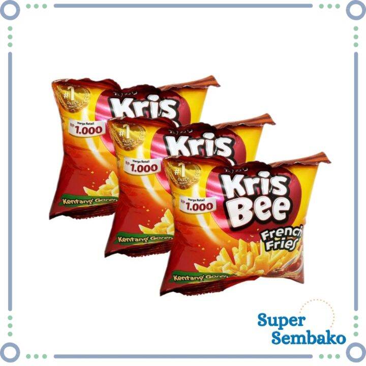 JAJANAN SNACK KRISBEE / KRIS BEE KENTANG GORENG FRENCH FRIES 11g ...