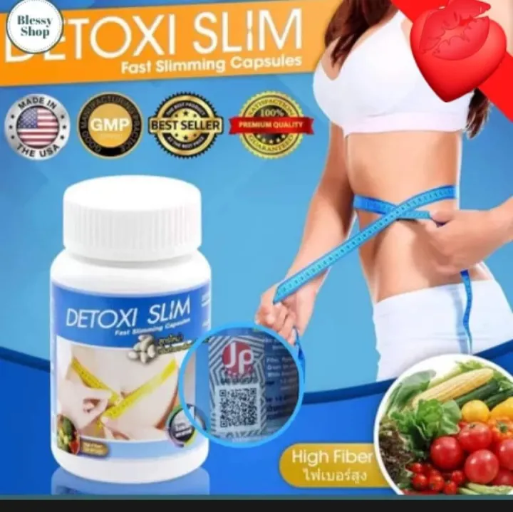 DETOXI SLIM Slimming Capsules Original from Thailand with QR CODE ...