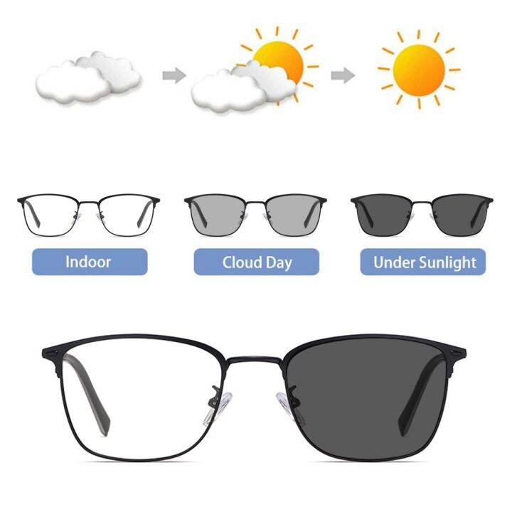 Astigmatism Eyeglass Photochromic Anti Radiation Glasses for Men ...