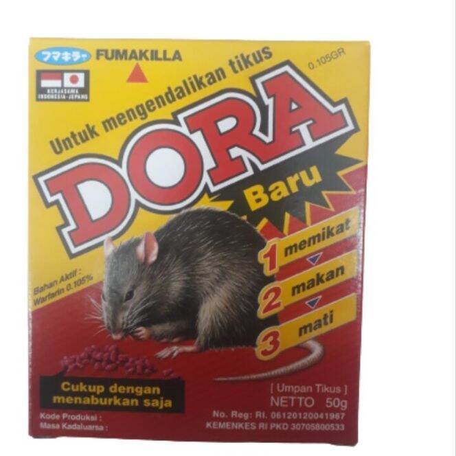 racun tikus 50 gr racun tikus dora | Lazada Indonesia