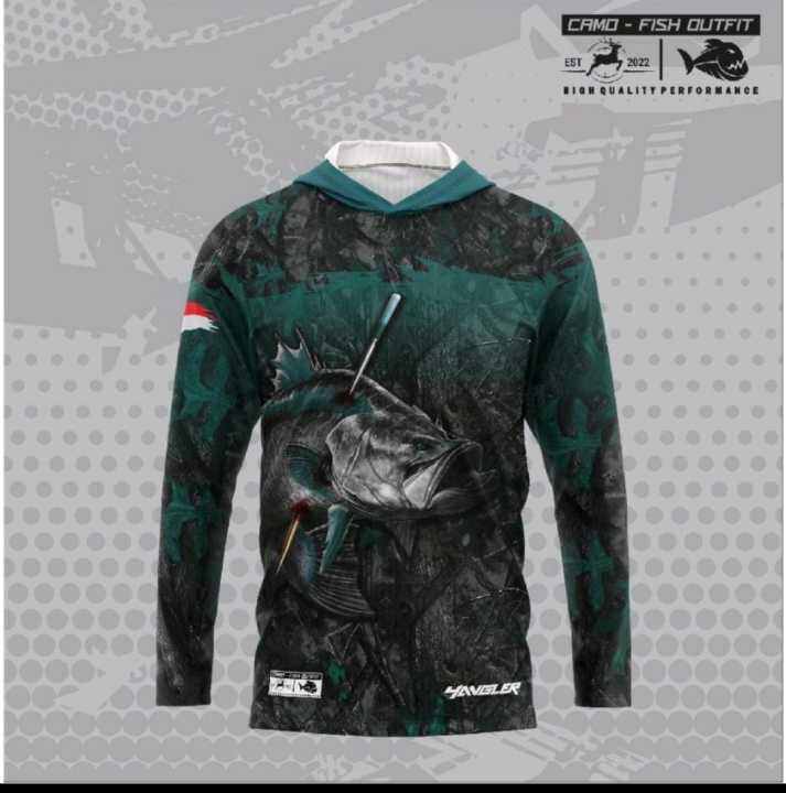 Jersey Custom Mancing Dryfit Premium Motif Angler | Lazada Indonesia