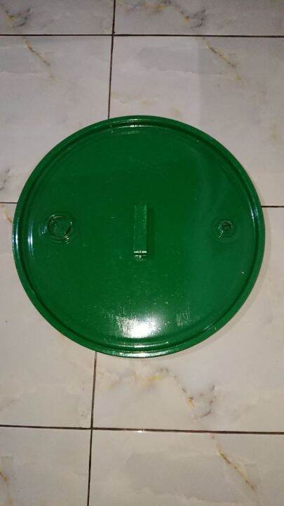 Tutup tempat sampah/tutup tong sampah besi diameter 59cm di gunakan ...