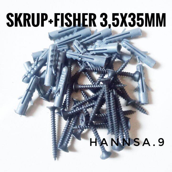 Baut Skrup Fisher isi 10Set | Lazada Indonesia