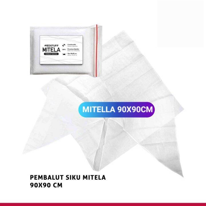 Mitela PMR Pramuka Pembalut Siku Segitiga Non Woven 90x90cm | Lazada Indonesia